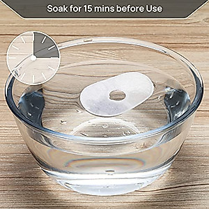 iPettie Water Fountain Filters for Avocado Fountain, IP-AD21-F8, 8PCS Carbon Filters and 4PCS Foam Filters