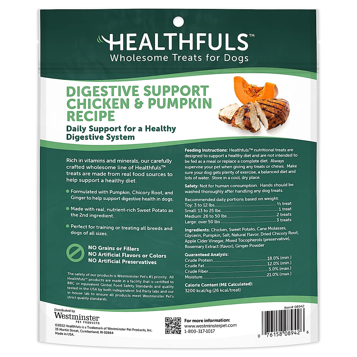 HEALTHFULS Heathfuls Digestive Support - Chicken and Pumpkin Recipe