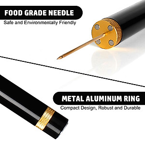 Wine Opener Travel Portable Pocket Air Pressure Pump Wine Bottle Opener Assemblable Design Corkscrew 7S Quick Bottle Opening for Home, Restaurant, Party