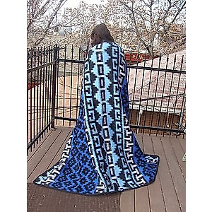 Wholesale Pack Three Blanket Throw Geometric Brushed Alpaca Recycled Wool Fibers