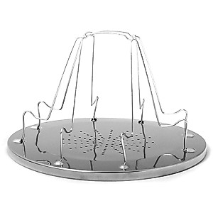 Ruiqas Folding Camp Stove Toaster Stainless Steel Propane Bread Outdoor Toaster Rack Holder for Camping Fishing Hiking