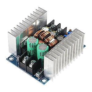 XIITIA 4pcs 20A 300W CC CV Step Down Module Adjustable DC 6-40V to 1.2-36V Voltage Regulator Buck Converter Constant Current Power Module Charging LED Drive with Short Circuit Protection