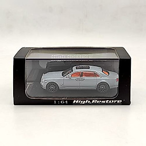 High Restore 1:64 for Rolls-Royce Ghost Extended Wheelbase Diecast Car Model Miniature Vehicle Hobby Collectible Gifts (Grey)