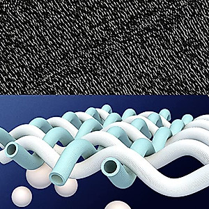 Gaming Finger Sleeves for Mobile Gaming, 0.3mm Silver Fiber, Smooth Operation, Anti-Sweat, Extremely Thin, Nuozme Finger Sleeves Fit Mobile Phone Tablet Devices, 8 PCS (Black)