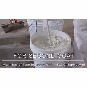 Liagle Tape in Mud™ - Drywall Tape Alternative Tapeless Drywall Finishing- Finish Drywall Joints Without Tape-Save 40% of Labor - Fibre Reinforcement additive 2 Bags/Pack