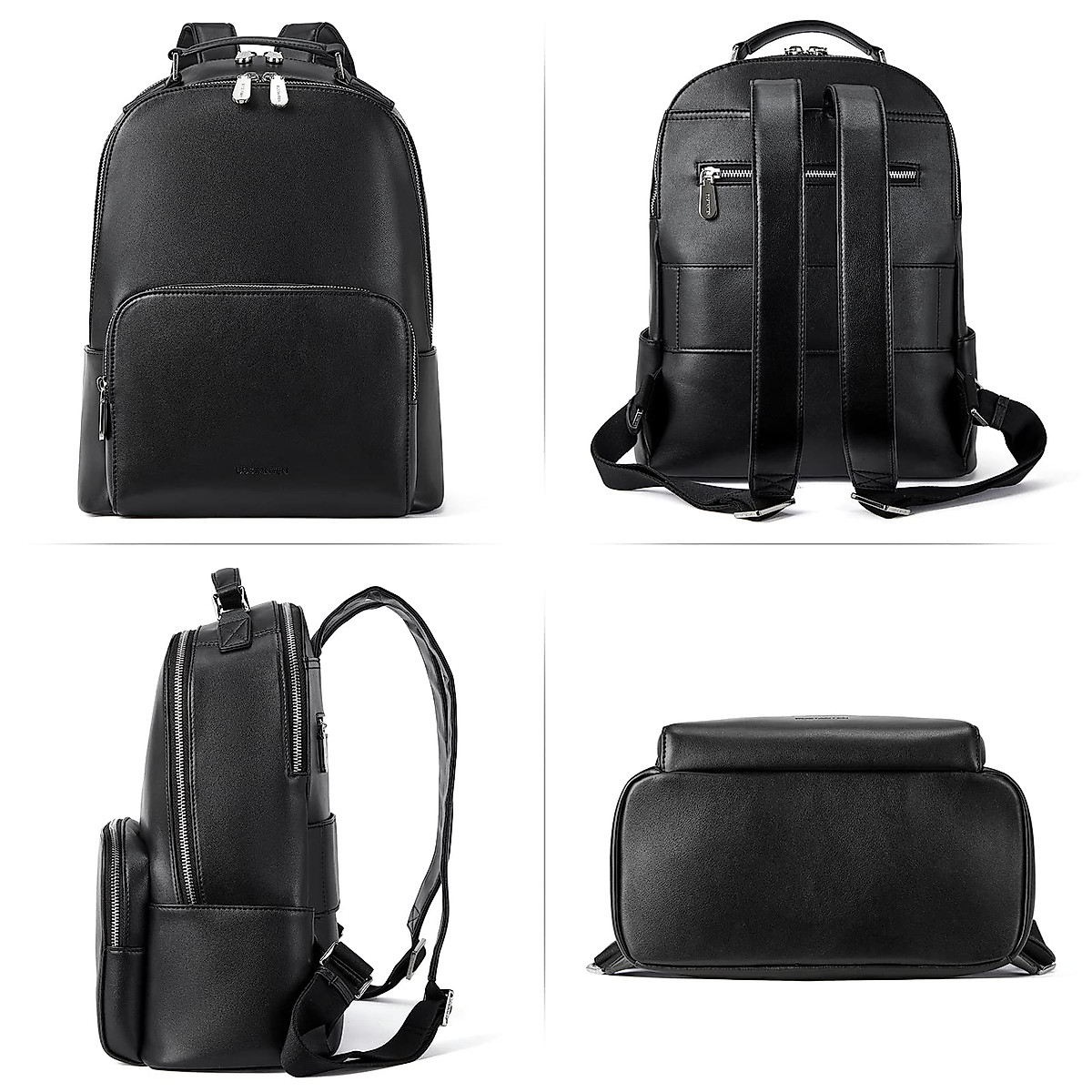 BOSTANTEN 20 inch Carry On Luggage Airline Approved ＆ Genuine Leather 15.6 inch Laptop Backpack Casual Backpack Travel Bag