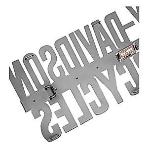 Harley-Davidson Laser Cut Metal Motorcycle Wooden Wine Rack, Brown HDL-18565