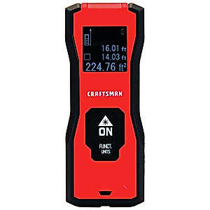 CRAFTSMAN Laser Measure Tool/Distance Meter, 165-Foot Range (CMHT77639N)