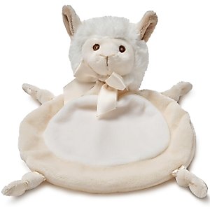 Bearington Baby Wee Alma, 8 x 7 Inch Small Llama Stuffed Animal, Nursery Decor, Security Blanket Lovey for Babies