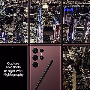 Samsung Galaxy S22 Ultra SM-S908 12GB+256GB GSM Unlocked International Version - Green (Renewed)