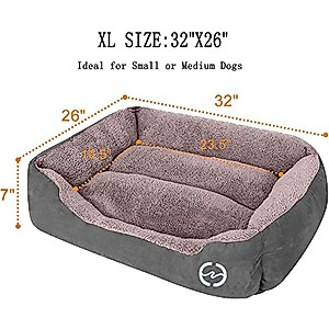 Dog Bed, Dog Beds for Large Dogs, Rectangle Washable Pet Mattress Comfortable and Breathable Large Dog Bed, Pet Bed
