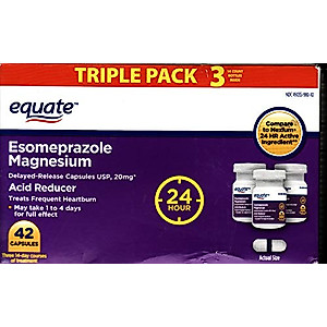 Equate Esomeprazole Magnesium 42 Capsules