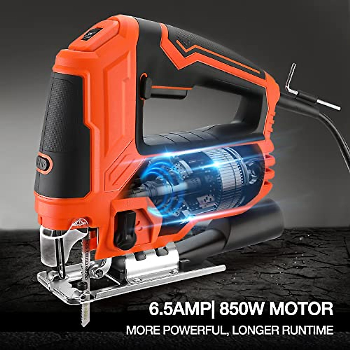 WORKPRO 13" Laminate Floor Cutter & ValueMax 6.5AMP Corded Electric Jigsaw