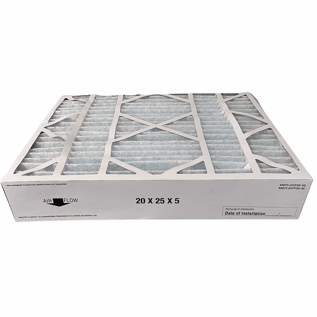 Atomic X6673 MERV 11 Lennox Compatible Air Cleaner Filter Media for HCC20-28 - 20x25x5, 2-Pack