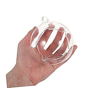 balacoo 3pcs Hamster Glass nest Hanging Hamster House pet Cooling nest Guinea Pig Bed Hamster Glass cage Small Animal Hideout Hanging Bed Swing Hamster Sleeping Nest Pet Hut Hammock 10cm