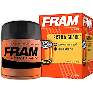 FRAM Extra Guard PH3387A, 10K Mile Change Interval Spin-On Oil Filter