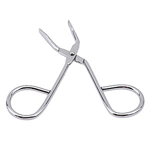 LZIYAN Stainless Steel Eyebrow Scissors Tweezers,Elbow Pliers Clip Scissors,Flat Tip Tweezers Hair Plucker
