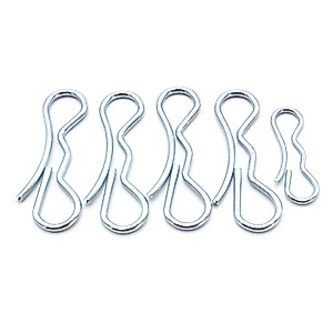 FSYHVVY Apply to Deck Clip Set (4pcs) 194209 Bow Tie Lock Cotter Pins. (1pcs) 194208 Bow Tie Lock Cotter Pin for Craftsman Sears Husqvarna Lawn mowers