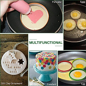 Round Cookie Biscuit Cutter Set,12 PCS Stainless Steel Cookie Cutter Set, Pastry Cutters in Graduated Sizes for Donut and Scone, Circle Cutter Cake Ring Molds