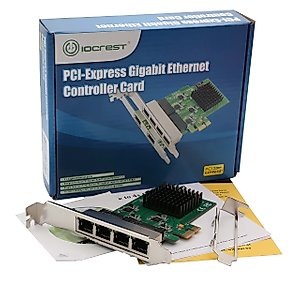 SYBA MULTIMEDIA 4 Port Gigabit Ethernet PCI-e X1 Network Interface Card (SI-PEX24042)