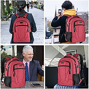 BIKROD Backpack for Women and Men, Extra Large School Backpacks for Teens, Water Resistant Back Pack with USB Charging Port Fits 17 Inch Laptop, Business Anti Theft Durable Computer Bag Gifts