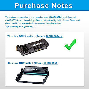LCL Compatible Toner Cartridge Replacement for Xerox 3335 3345 3330 106R03623 106R03624 Super High-Yield 3345VDNi Phaser 3330DNi 3335DNi 3345DNi (Black 2-Pack)