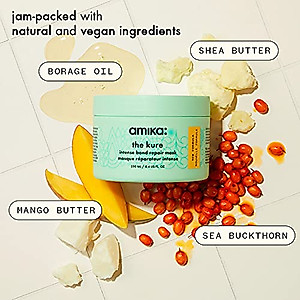 the kure intense bond repair mask, 250ml | amika