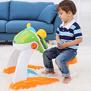COLOR TREE Kids Pretend Ride on Toy,Steering Wheel Driving Simulate Toys for Toddlers