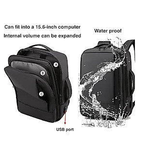 Tactical Backpack - Protective Travel Laptop Bag - Business Backpack (Built in hidden protection plate)
