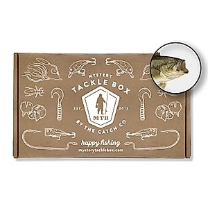 Catch Co Mystery Tackle Box Freshwater Largemouth and Smallmouth Bass Lures Fishing Kit