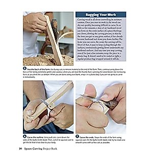 Spoon Carving Project Book: 15 Simple Designs for the Kitchen (Fox Chapel Publishing) Skill-Building Woodcarving Projects for Beginner to Intermediate Carvers for Spoons, Scoops, Dippers, and More
