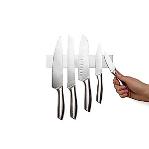 Magnetic Knife Rack - White Marble (Pack of 1)