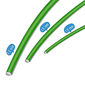 Sanlykate Bonsai Training Wire Kit, 9 Roll Tree Training Wires 295.27 Feet Total, 1.0mm, 1.5mm, 2.0mm Anodized Aluminum Wire Set, Hold Plant Branches Trunks - Green