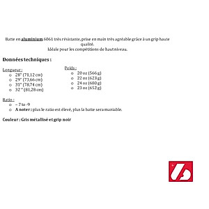 BARNETT BB-1 29" Baseball bat Strong Aluminium