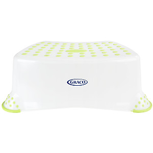 Graco Sure Foot Step Stool, White/Green