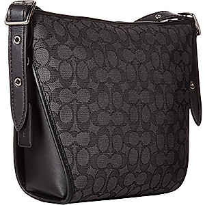 COACH Small Dufflette in Signature Sv/Black Smoke/Black One Size