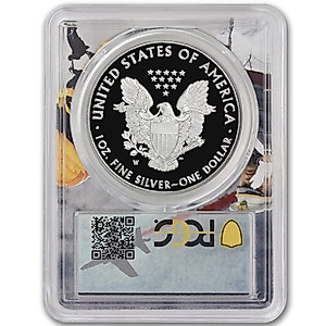 2020 W 1 oz Proof American Silver Eagle Coin PR-70 Deep Cameo (First Day of Issue - Struck at The West Point Mint Frame) $1 PCGS PR70DCAM