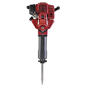 1700W Heavy Duty Demolition Jack Hammer with Pointed Chisel&Flat Chisel, 2-Stroke Gas Powered Demolition Jack Hammer Concrete Breaker 52CC Demolition Hammer Chisel 1.2L Concrete Breaker Hammer