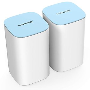 WAVLINK Mesh WiFi System, Up to 5,000 sq.ft Coverage, 3000Mbps Tri-Band Mesh WiFi Router,Replaces WiFi Router and Extender, 3 Gigabit Ports per Unit,USB Port