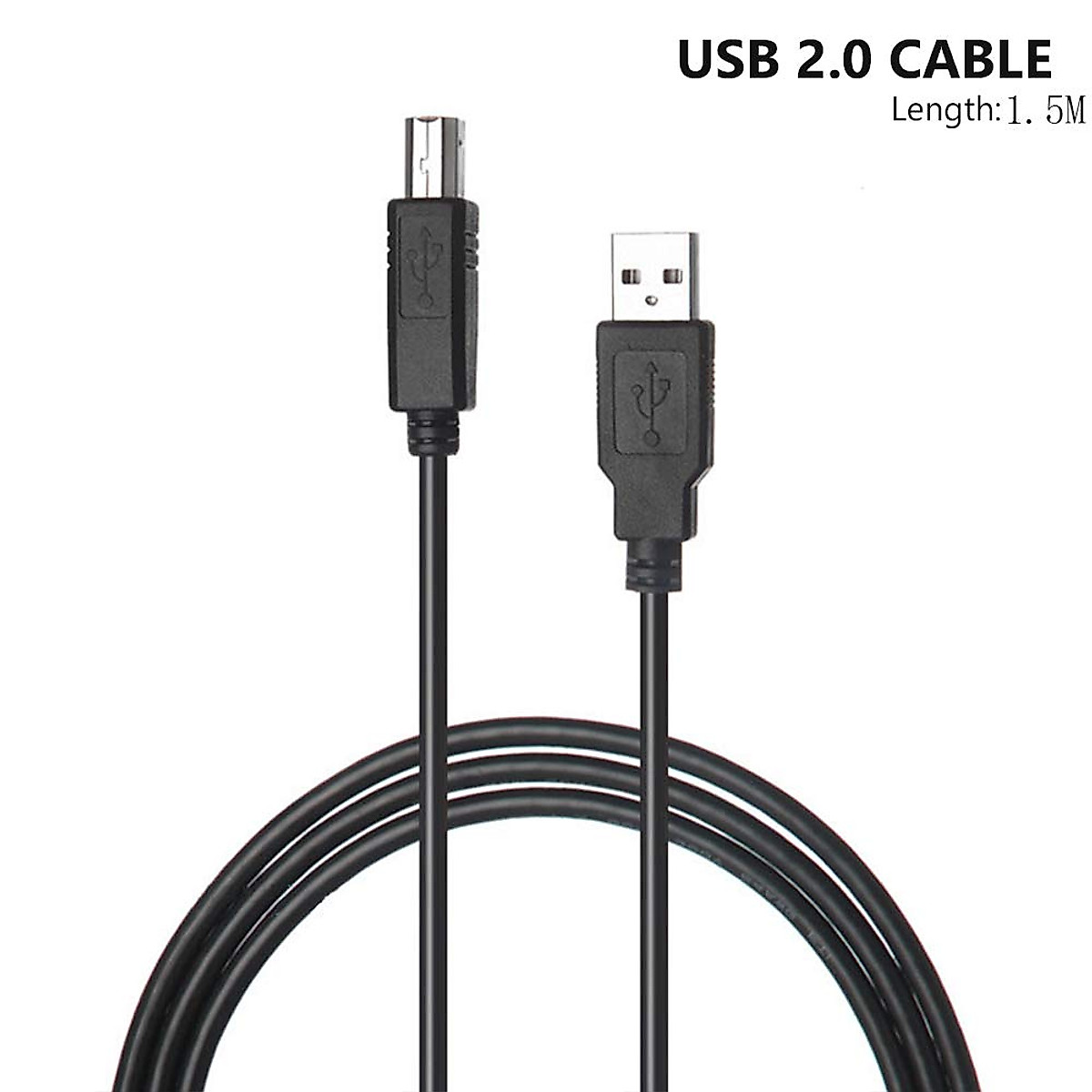 USB Printer Cable Cord Compatible for Canon PIXMA TS9520 TS9120 TS9020 TS8320 TS8220 TS702 TS6320 TS6220 TS6120 TS6020 TS5320 TS5120 TS5020 TS3320 TS3120 ,TR8520 TR7520 TR4520, MX922 MX870 MX532 MX492