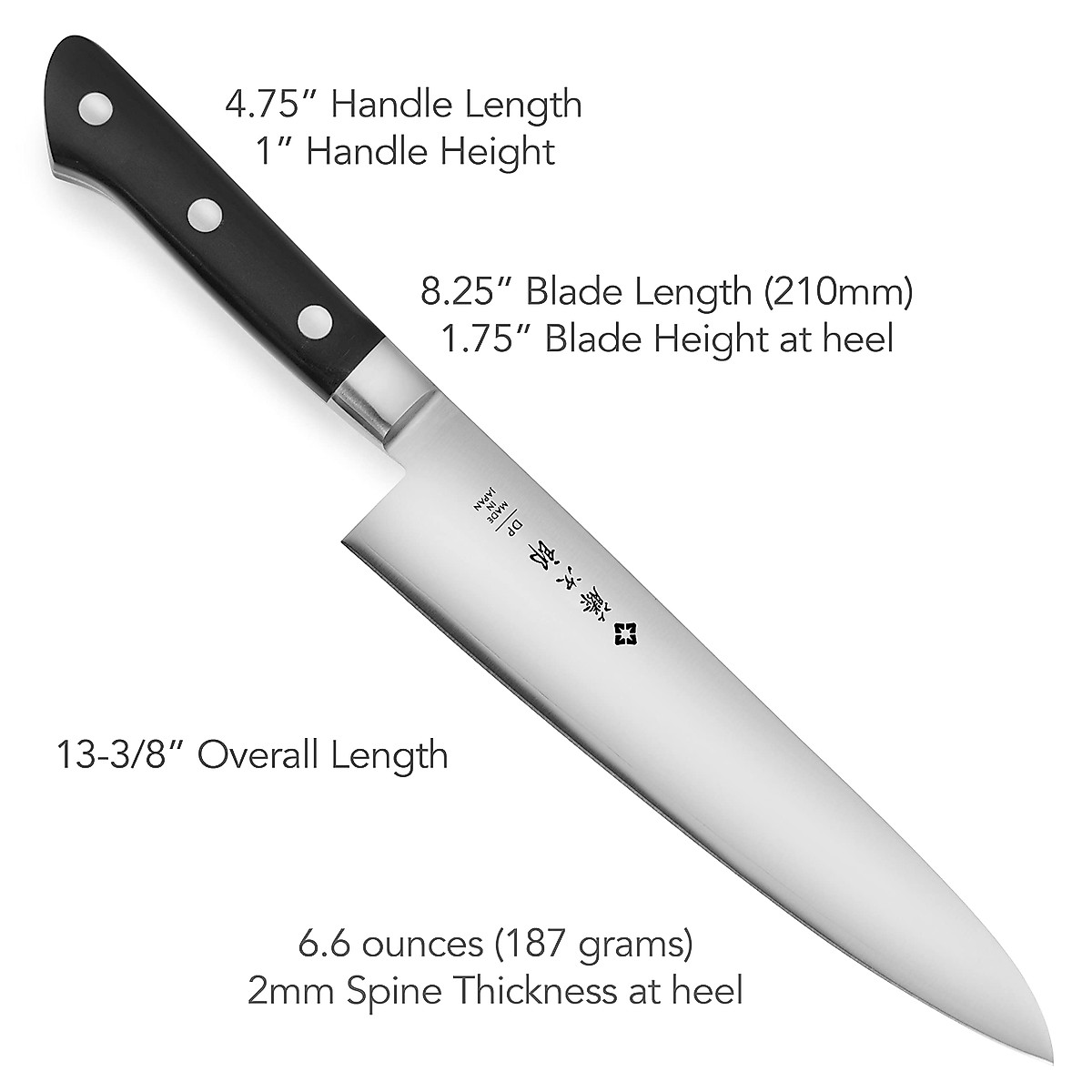 Tojiro DP 3-piece Deluxe Starter Knife Set