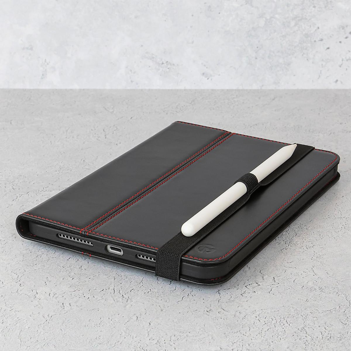 Casemade Real Leather Case Compatible with iPad Mini 7 (A17 Pro) / 6th Gen (2021) - Full-Grain Leather Cover, Auto Sleep/Wake, Dual Stand Position (Tan)