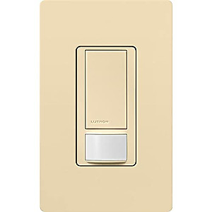 Lutron Maestro Vacancy-Only Sensor Switch | 2 Amp, Single Pole | MS-VPS2-IV | Ivory