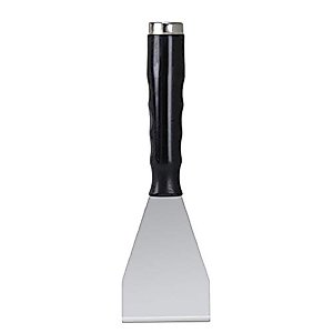 Warner Manufacturing Warner Tool 10736 3” SS Blade Pole Scraper w/Threaded Handle, 3" Straight, Multicolor