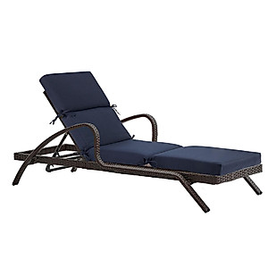 Maphissus 74 inch Outdoor Chaise Lounge Cushion, 74x22.5x3 inch Water Resistant Foldable Pool Lounge Chair Cushion Patio Thick Sun Lounger Cushions olefin