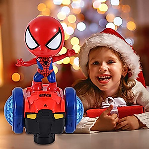 XEUOME Dancing Spider Robot Car Toys for Kids Men- 360° Spin Interactive LED Car with Lights and Music - Educational Electric Gift Toy Car Gifts for Boys Girls Toddlers 3 4 5 6 7 Years Old