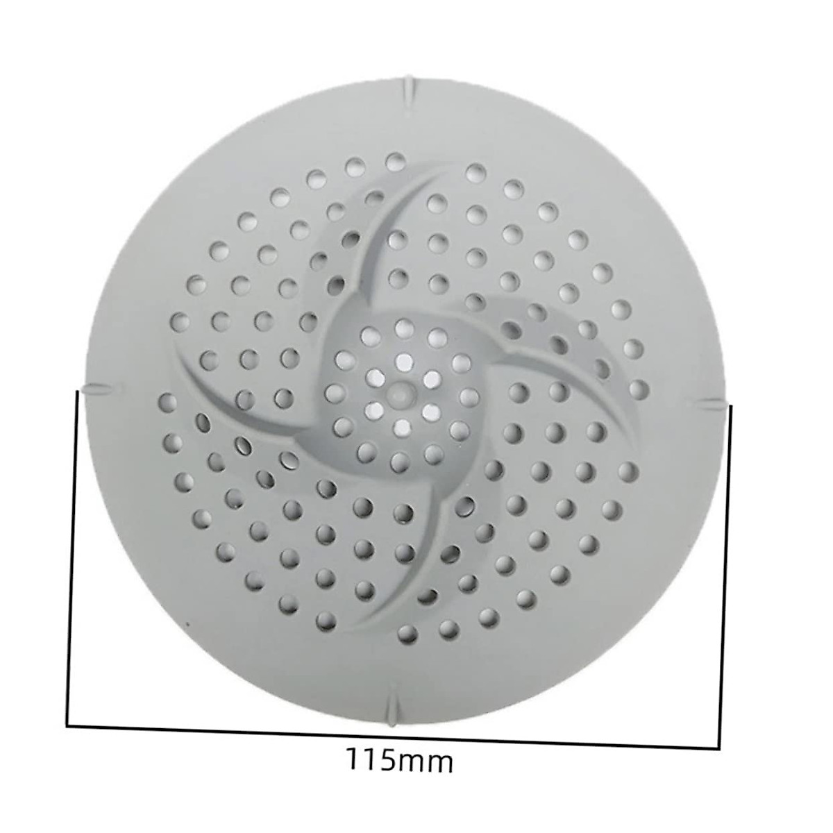 Veemoon 4pcs Floor Drain Cover Bathtub Strainer Bathtub Drain Cover Silicone Drain Cover Kitchen Sink Plug Sink Drain Filter Home Sink Filter Bath Sink Bath Filter Simple Kitchen Supplies