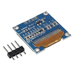 AITRIP 10 PCS 0.96 inch 12864 128X64 OLED LCD Display Board Module I2C IIC SSD1306 Driver 4 Pins Compatibile with Raspberry Pi (Blue and Yellow)