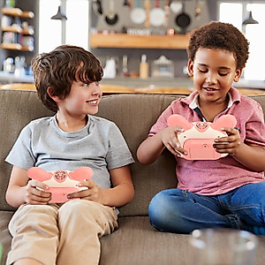 Hdcaravan Upgraded Handheld Quick Push Game for Kids 6-12, Sensory Fidget Toys for Kids 8-12, Party Favors Puzzle Pop Bubbles Birthday Gifts for 6 7 8 9 Year Old Boys Girls Teens Adults (Bunny-Pink)