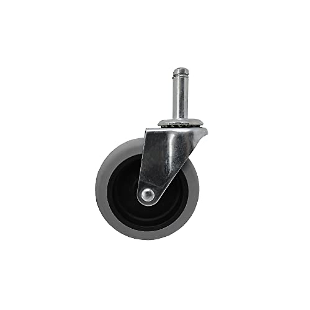 Shepherd Hardware 9807 3-Inch Swivel Stem Caster, Rubber Wheel, 7/16-Inch Stem Diameter, 175-lb Load Capacity